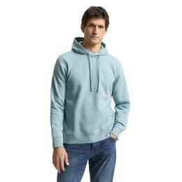 Tom Tailor Herren Hoodietourmaline, Gr. XXXL, unifarben, Sweatware, Obermaterial: 70% Baumwolle, 30% Polyester, Sweatshirts, mit Logo Stickerei