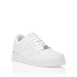 Plein Sport Damen Sneaker "Ps", Gr. 38, wei&szlig;, Schuhe