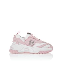 Philipp Plein Herren Sneaker "Predator", Gr. 40, rosa, Schuhe
