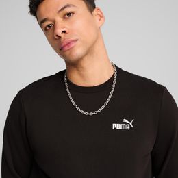 Puma Herren Langarmshirt "ESS SMALL NO 1 LOGO CREW FL", schwarz, Gr. XL, unifarben, Fleece, Obermaterial: 66% Baumwolle, 34% Polyester, Shirts,