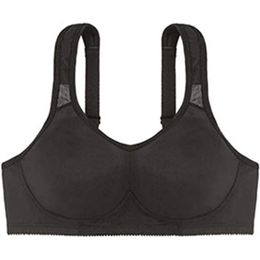 Dorina Damen Sport-BH "FLEX", Gr. 80, schwarz, Obermaterial: 75% Polyamid, 15% Polyester, 10% Elasthan, unifarben, BHs, mit atmungsaktiven