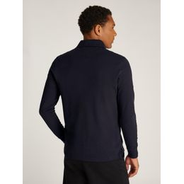 Tommy Hilfiger Herren Langarm-Poloshirt "1985 SLIM LS POLO", blau, Gr. XXXL, Obermaterial: 96% Baumwolle, 4% Elasthan, Shirts
