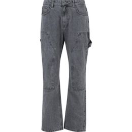 2Y STUDIOS Herren Bequeme Jeans "2Y Studios 2Y Haldor Carpenter Straight Jeans"grau, Gr. 31, unifarben, 100% Baumwolle, Jeans