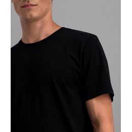 T-Shirt, Jungen, Gr. L, schwarz, Jersey, Obermaterial: 100% Baumwolle, Pioneer Authentic Jeans, unifarben, normal normal, Rundhals, Shirts T-Shirt, in 2er Packung