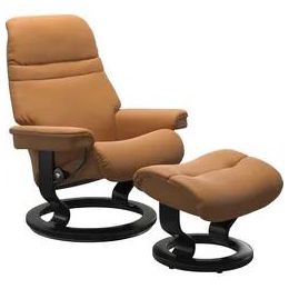 Relaxsessel stressless "Sunrise", braun (new caramel), B:75cm H:100cm T:73cm, Leder BATICK: BATICK ist ein leicht korrigiertes, durchgef&auml;rbtes und genarbtes M&ouml;belleder, bei dem die meisten Unebenheiten und Spuren in der Regel entfernt wurden.;Leder PALOMA: PALOMA ist ein durchgef&auml;rbtes Semianilin-M&ouml;belleder mit nat&uuml;rlicher Narbung.;ROHLEDER Stoff Q2 FARON: Ein fester zuverl&auml;ssiger Boucl&eacute; mit einem