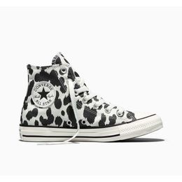 Converse Damen Sneaker "CHUCK TAYLOR ALL STAR COW PRINT", Gr. 37,5, schwarz-wei&szlig;, Textil, Schuhe