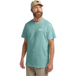 Jack Wolfskin Herren T-Shirt "ESSENTIAL T M", gr&uuml;n, Gr. S, Obermaterial: 100% Baumwolle, Shirts