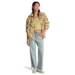 Billabong Damen Fleecejacke "First Light", gr&uuml;n, Gr. S, Obermaterial: 100% Polyester., Jacken