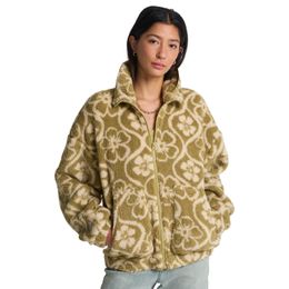 Fleecejacke Billabong "First Light", Damen, Gr. S, cactus gr&uuml;n, Obermaterial: 100% Polyester., Jacken Fleecejacke