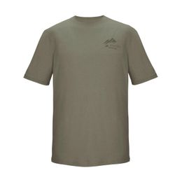 Killtec Herren T-Shirt "KOS 51 MN TSHRT"olivgr&uuml;n, Gr. XL, Obermaterial: 65% Polyester, 30% Baumwolle, 5% Elasthan, Shirts, Melange-Optik, grafischer