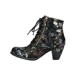 Laura Vita Damen Schn&uuml;rstiefelette "Laura Vita Stiefelette Leder/Textil", Gr. 37bronze, Leder, Textil, Schuhe