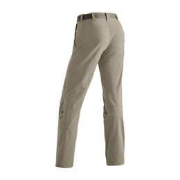 Maier Sports Damen Outdoorhose "Lulaka", beige, Gr. 40, 90% Polyamid, 10% Elasthan, Hosen, Damen Wanderhose, atmungsaktive Funktionshose, Regular Fit