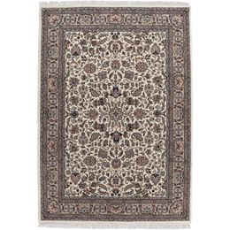 Orientteppich Theko, B:250cm H:12mm L:350cm, braun, Schurwolle, Teppiche, "Benares Isfahan", reine Wolle, handgekn&uuml;pft, mit Fransen