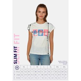SALZHAUT Damen T-Shirt "Shirt UHL", wei&szlig;, Gr. M, Obermaterial: 100% Baumwolle CO., Shirts