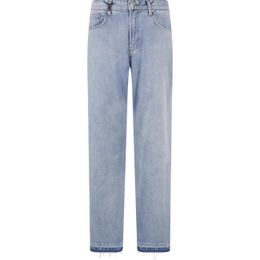 2Y STUDIOS Herren Bequeme Jeans "2Y Studios 2Y Arun Open Hem Straight", blau, Gr. 31, unifarben, 100% Baumwolle, Jeans