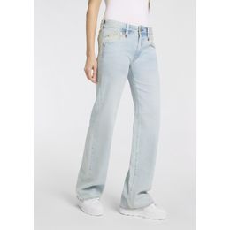 Herrlicher Damen 5-Pocket-Jeans "Prime New Denim Comfort"cool breeze, Gr. 34, Denim/Jeans, Obermaterial: 98% Baumwolle, 2% Elasthan, Jeans, mit