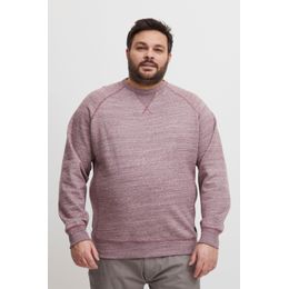 Sweatshirt Blend "BHAlton Crew Big & Tall", Herren, Gr. 3XL, wine rot, Sweatware, 60% Baumwolle, 40% Polyester, meliert, regular fit normal, Rundhals, Raglan&auml;rmel Rippb&uuml;ndchen, Sweatshirts Sweatshirt, Klassisches Sweatshirt mit Rundhalsausschnitt in gro&szlig;en Gr&ouml;&szlig;en