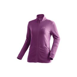 Maier Sports Fleecejacke "Denise Jacket W"purpurviolett, Gr. 34, 100% Polyester, Jacken, Damen Midlayer, atmungsaktiv schnelltrocknend, Full-Zip,