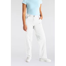 KjBRAND Damen Stretch-Hose "Babsie", wei&szlig;, Gr. 24, Denim/Jeans, Obermaterial: 71% Baumwolle, 25% Polyester, 4% Elasthan, Hosen