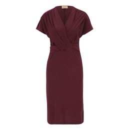 Cartoon Damen Jerseykleid "Damen mit Raffung", lila, Gr. 36, Obermaterial: 95% Polyester, 05% Elasthan, Kleider