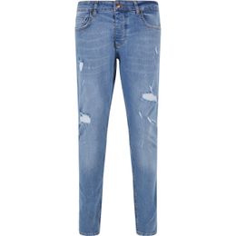 2Y Premium Herren Bequeme Jeans "2Y Premium Herren 2Y Skinny Fit Jeans", blau, Gr. 38, unifarben, 97% Baumwolle, 3% Elasthan, Jeans