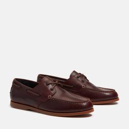 Timberland Herren Bootsschuh "CEDAR BAY ESSENTIAL BOAT SHOE", Gr. 42, braun, Leder, Schuhe, aus Leder