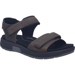Josef Seibel Herren Sandale "Emeric 10, espresso-kombi", Gr. 41, braun, Obermaterial: 80% Rindsleder Leather cow. 20% Textilmaterial TEXMAT., Schuhe