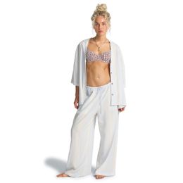 Billabong Damen Longshirt "Beach Side", wei&szlig;, Gr. S, Obermaterial: 60% Baumwolle, 40% Viskose., Shirts