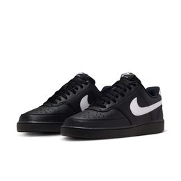 Nike Sportswear Herren Sneaker "COURT VISION LO", Gr. 47schwarz, wei&szlig;, schwarz, Synthetik, Schuhe