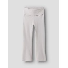 name it M&auml;dchen Bootcuthose "NKFSPICE BOOTCUT PANT NOOS"lila marble, Gr. 116, unifarben, Jersey, Obermaterial: 95% Baumwolle, 5% Elasthan, Hosen