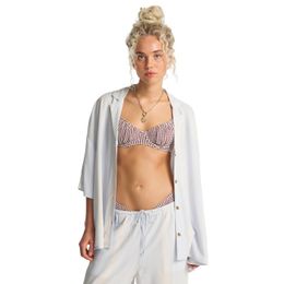 Billabong Damen Longshirt "Beach Side", wei&szlig;, Gr. L, Obermaterial: 60% Baumwolle, 40% Viskose., Shirts