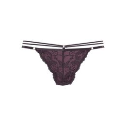 Lascana Damen Rioslip, Gr. 44, lila, Spitze, Obermaterial: 90% Polyamid, 10% Elasthan, Unterhosen, aus verf&uuml;hrerischer Spitze