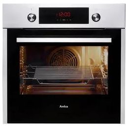 Amica Einbaubackofen "EB 944 100 E", Energieeffizienz: A (A+++-D), silber (silberfarben), B:59,5cm H:59,5cm T:57,5cm, Back&ouml;fen, Einfach sauber, sicher und flexibel f&uuml;r den t&auml;glichen Backgenuss, Einbaubackofen