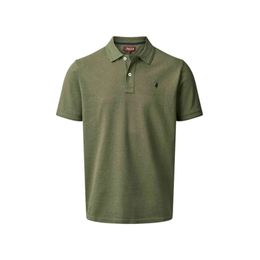MCS Herren Kurzarmhemd "MCS Polo shirt MCBob"beetle melange, Gr. S, Obermaterial: 100% Baumwolle, Hemden