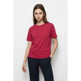 V&eacute;ro Moda VERO MODA Damen Kurzarmshirt "VMULLA PAULINA SS TOP BOX JRS", rot, Gr. XS, bedruckt, Jersey, Obermaterial: 100% Baumwolle, Shirts, mit Print