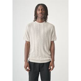 T-Shirt Cleptomanicx, Jungen, Gr. XL, beige (beige, meliert), 100% Polyamid, unifarben, normal, Rundhals, Shirts T-Shirt, im klassischen Design