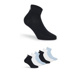 Fila Herren Kurzsocken "UNISEX INVISIBLE PLAIN SOCKS", Gr. 35, blau, Baumwolle, Elasthan, Polyester, unifarben, Socken, Baumwollmischung,