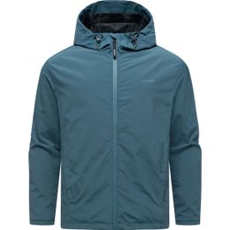 Outdoorjacke Ragwear "Lewie", Gr. L (52), petrol26, Obermaterial: 100% Nylon, Innenfutter: 100% Polyester, Basic, gerade h&uuml;ftbedeckend, hoch geschlossener Ausschnitt, weit elastischer Bund mit innenliegendem Gummizug, Jacken Outdoorjacke, &Uuml;bergangsjacke mit wasserdichtem Rei&szlig;verschluss