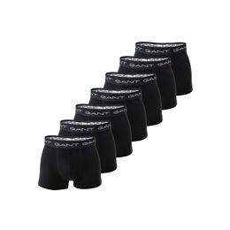 Gant Herren Boxershorts "Boxershort 7er Pack", Gr. M, schwarz, Obermaterial: 95% Baumwolle CO. 5% Elasthan EL., Unterhosen