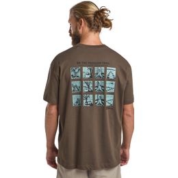 Jack Wolfskin Herren T-Shirt "TRAILBLAZER T M", braun, Gr. S, Obermaterial: 100% Baumwolle, Shirts