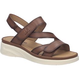 Josef Seibel Damen Sandale "Sevran 05, cognac", Gr. 39, braun, Obermaterial: 100% Rindsleder Leather cow., Schuhe