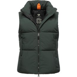 Ragwear Damen Steppweste "Ailish", gr&uuml;n, Gr. XXXL, Obermaterial: 100% Polyester. Futter: 100% Polyester. Wattierung: 100% Polyester, Westen,