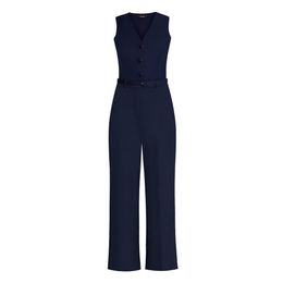 Vera Mont Damen Overall "Damen mit G&uuml;rtel"night sky, Gr. 40, Obermaterial: 95% Polyester, 5% Elasthan; Futter: 100% Polyester, Overalls