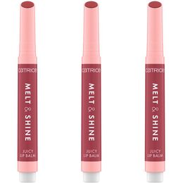 Catrice Damen Lippenbalsam &raquo;MELT & SHINE JUICY LIP BALM&laquo; zartschmelzender Lippenbalsam f&uuml;r voller aussehende Lippen beige