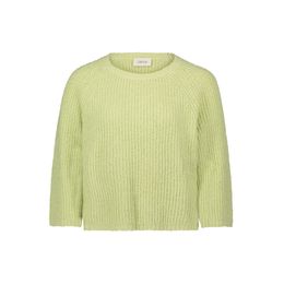 Cartoon Damen Strickpullover "Damen mit Rundhalsausschnitt", gr&uuml;n, Gr. 46, Obermaterial: 100% Baumwolle, Pullover, Struktur