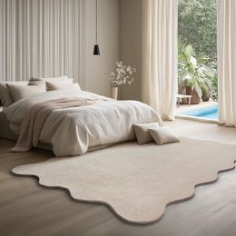 the carpet Teppich &raquo;Relax Scallop kuschelig & Super Soft,&laquo; wellenf&ouml;rmig Polyester