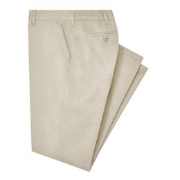 CLASSIC Herren Dehnbund-Hose, beige, Gr. 28, unifarben, 100% Baumwolle, Hosen