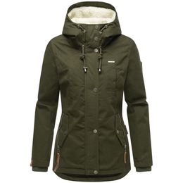 Marikoo Damen Winterjacke "Bikoo", gr&uuml;n, Gr. S, Oberstoff: 100% Baumwolle. Futter: 100% Polyester. Wattierung: 100% Polyester. &Auml;rmelfutter: 100%