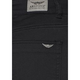 Arizona Damen Bootcut-Jeans "Shaping", schwarz, Basic, Gr. 46, Jeans, Obermaterial: 72% Baumwolle, 26% Polyester, 2% Elasthan, Jeans, elastische