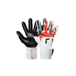 Reusch Damen Torwarthandschuhe "Attrakt Freegel Gold X", wei&szlig;, Gr. 7,5, 42% Latex, 29% Polyester, 3% Polyamid, 2% Lederimitat, Handschuhe, mit